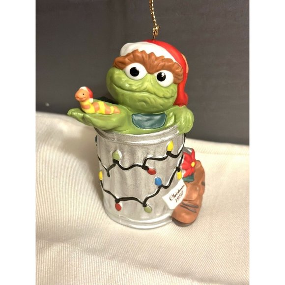 grolier | Holiday | 997 Jim Henson Grolier Christmas Ornament Oscar The ...